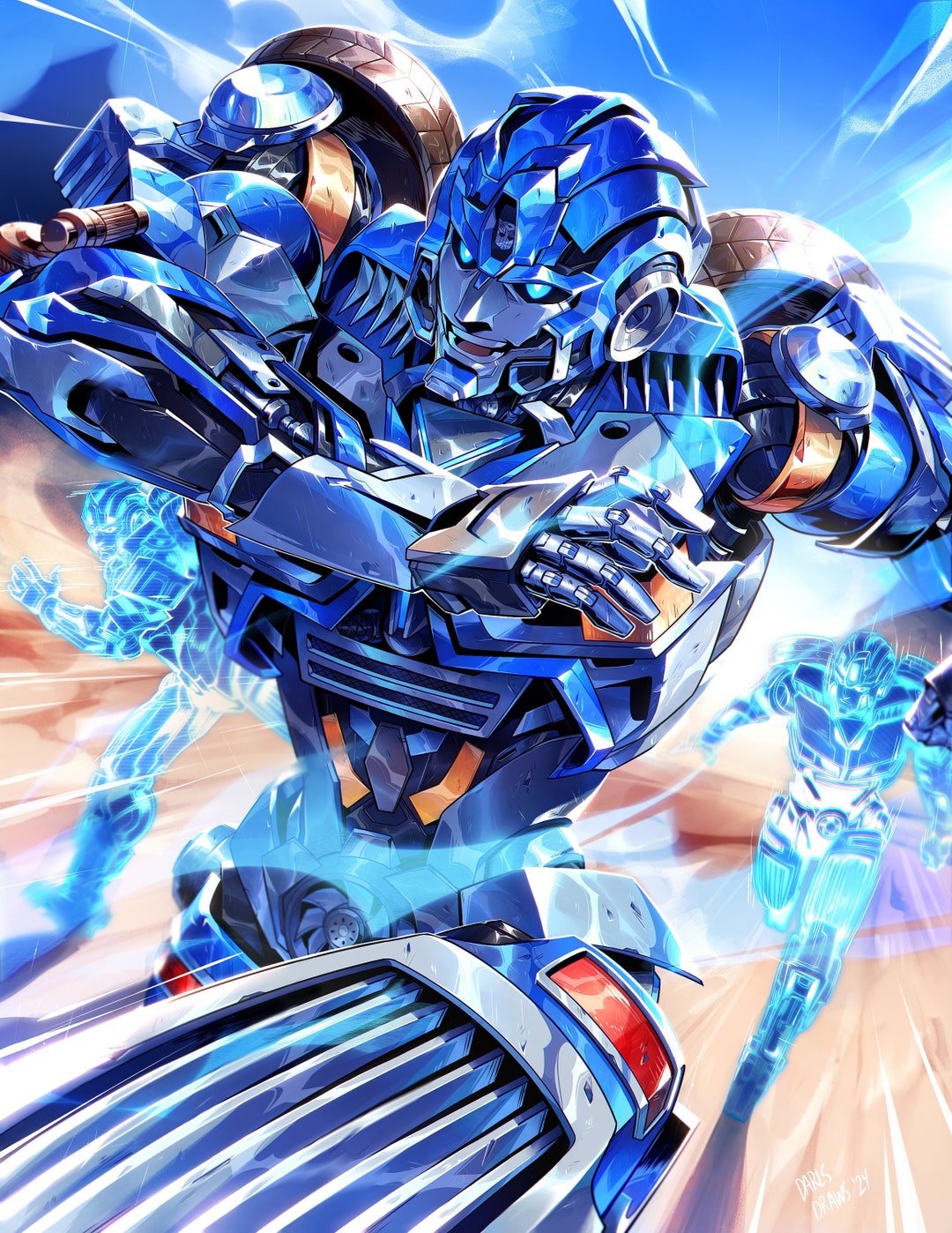 Mirage | Transformers ROTB Print - Etsy