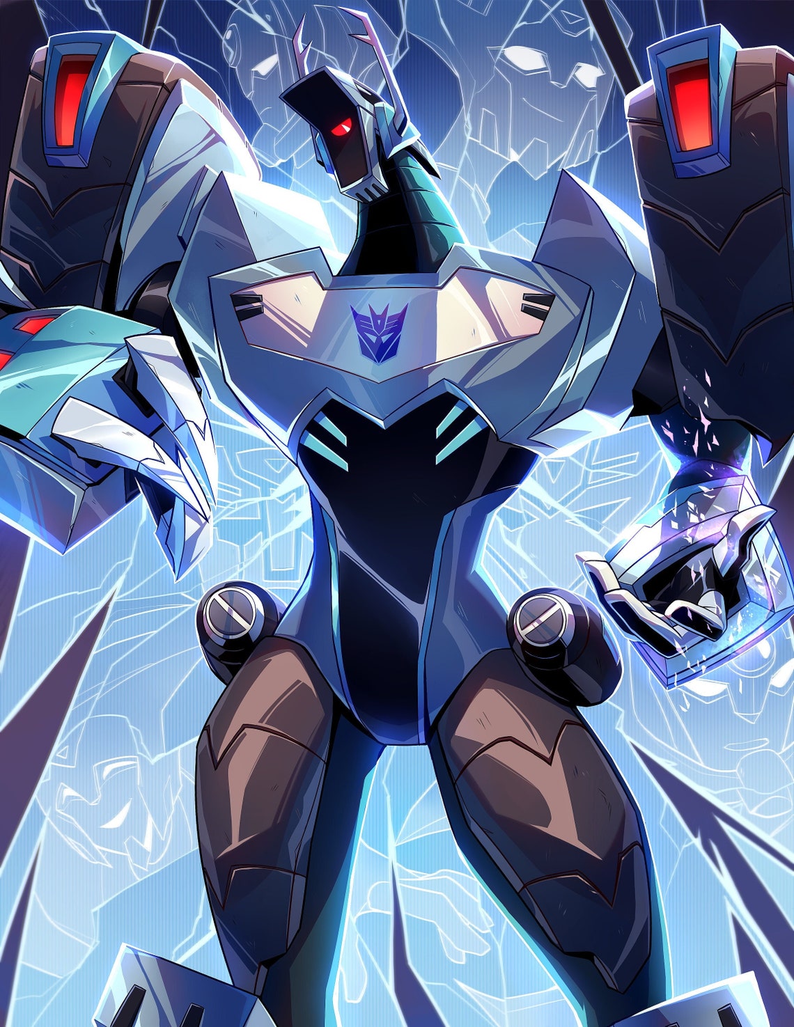 Shockwave | Transformers Animated Print - Etsy