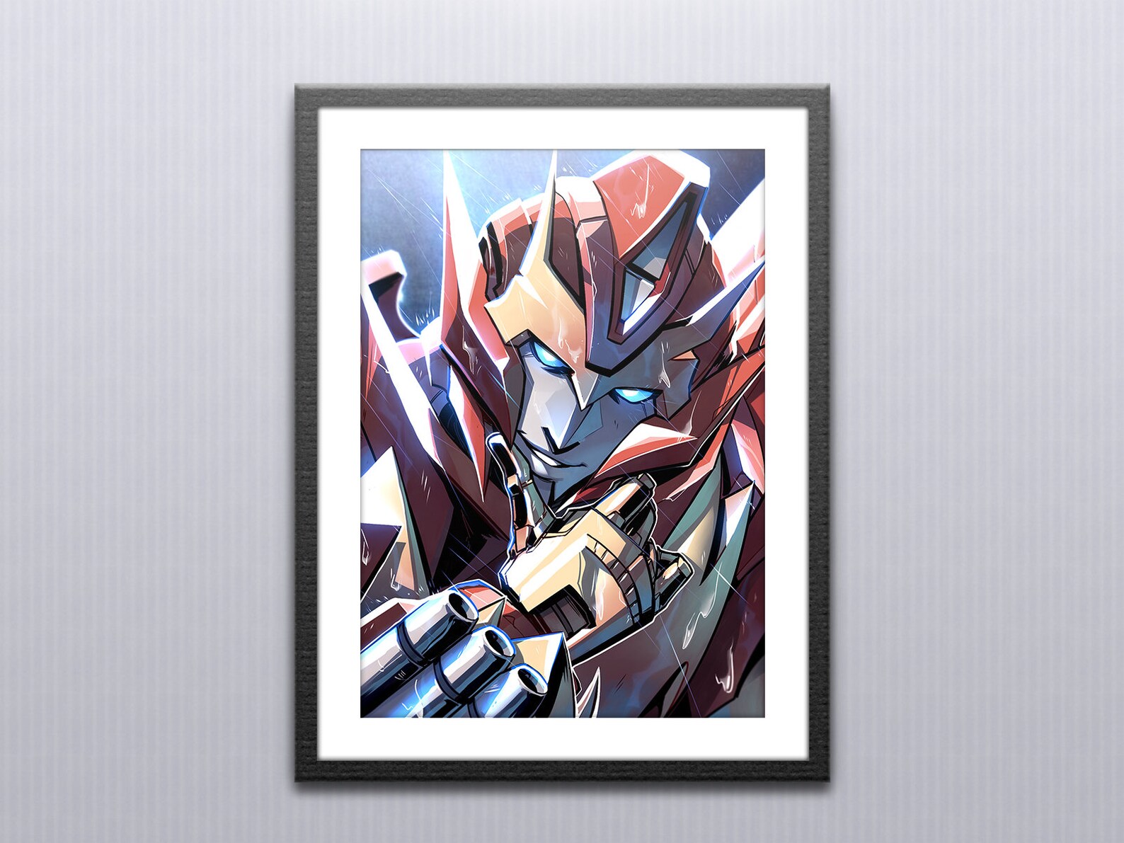 Rodimus Transformers MTMTE Print | Etsy