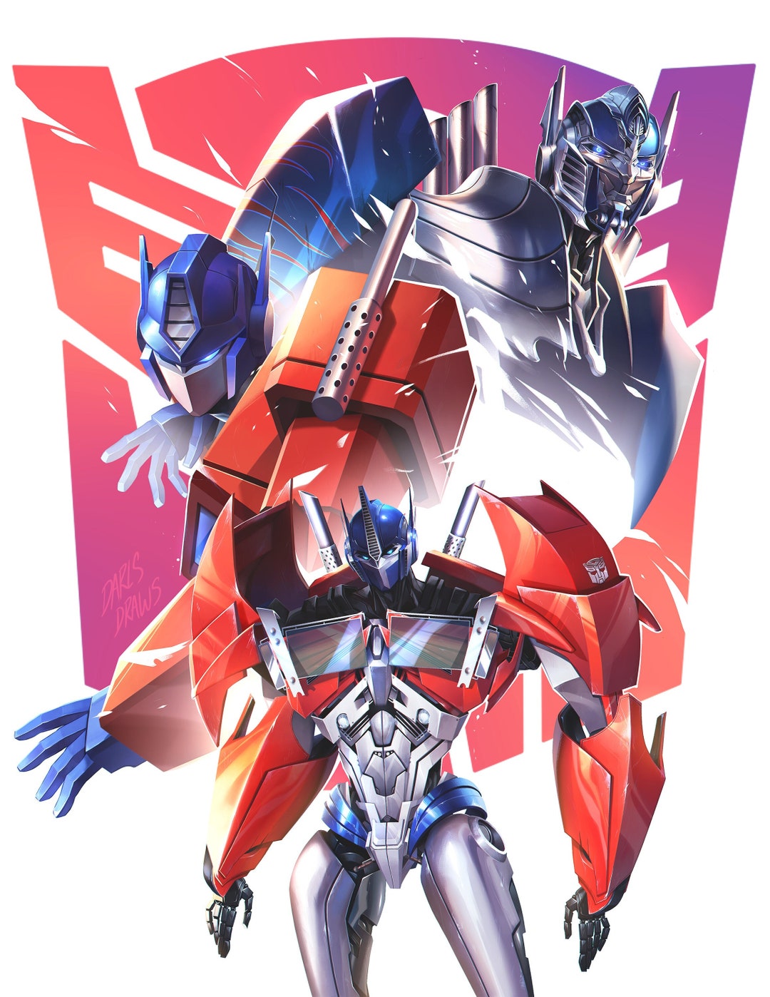 Optimus Prime | Transformers TFCON Print - Etsy