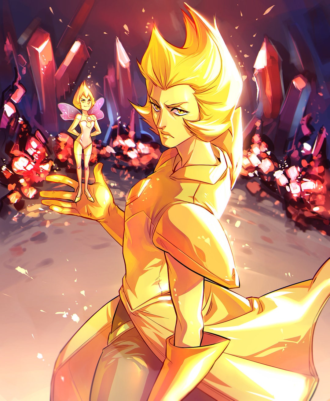 Steven Universe | Yellow Diamond Print - Etsy