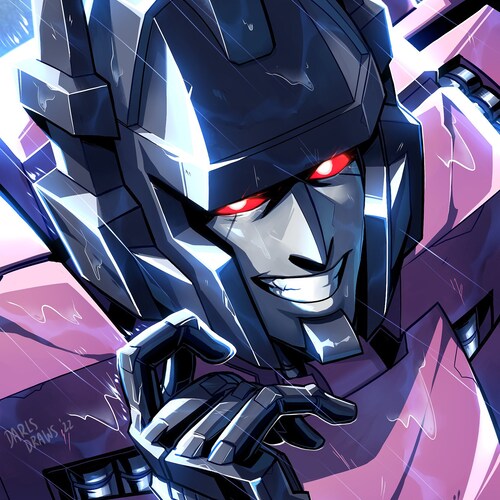 Megatron Transformers MTMTE Print - Etsy