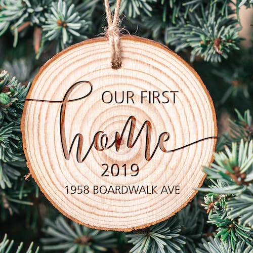 Our First Home Ornament Personalized Ornament Housewarming | Etsy