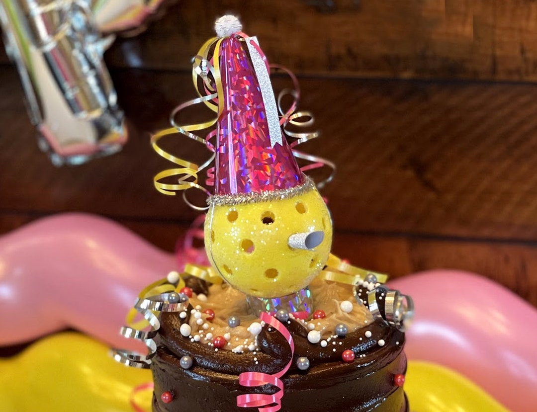Pickleball Cake Decoration Pickleball Party Decoration in - Etsy