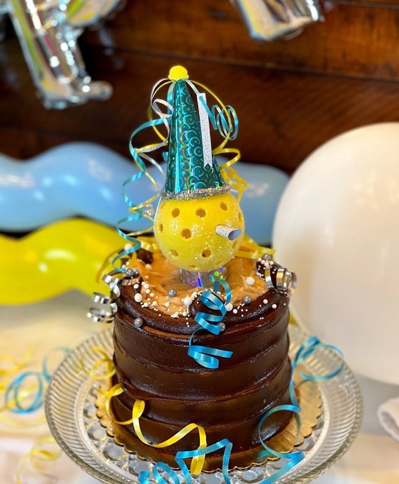 Pickleball Cake Decoration Pickleball Party Decoration in - Etsy