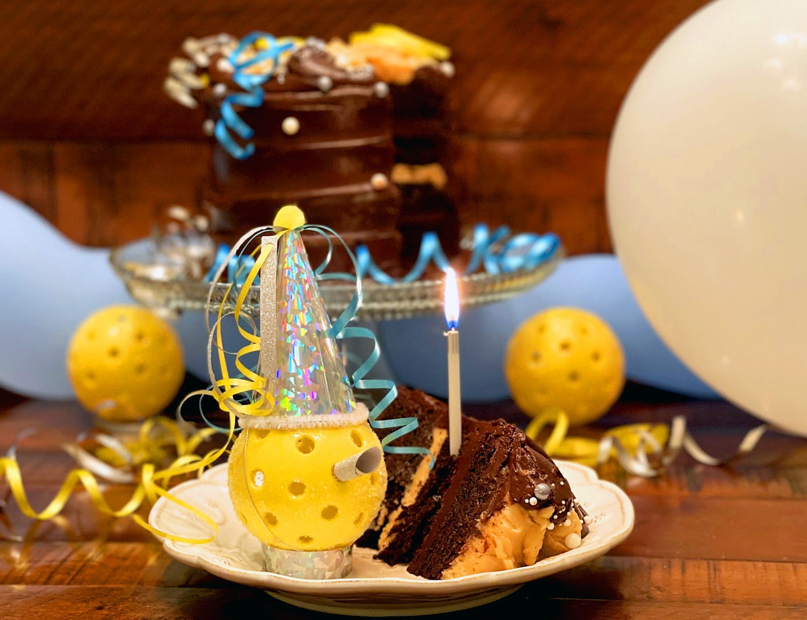 Pickleball Cake Decoration Pickleball Party Decoration in - Etsy