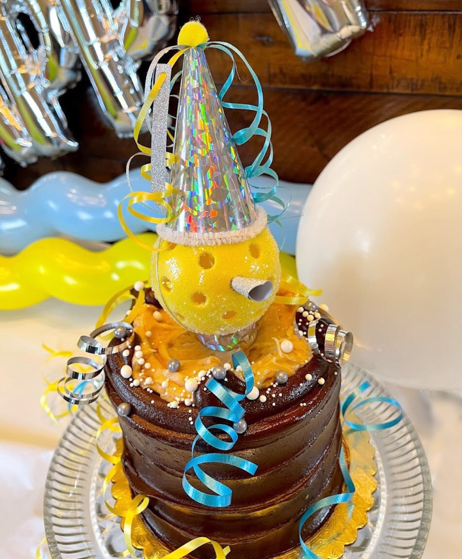 Pickleball Cake Decoration Pickleball Party Decoration in - Etsy