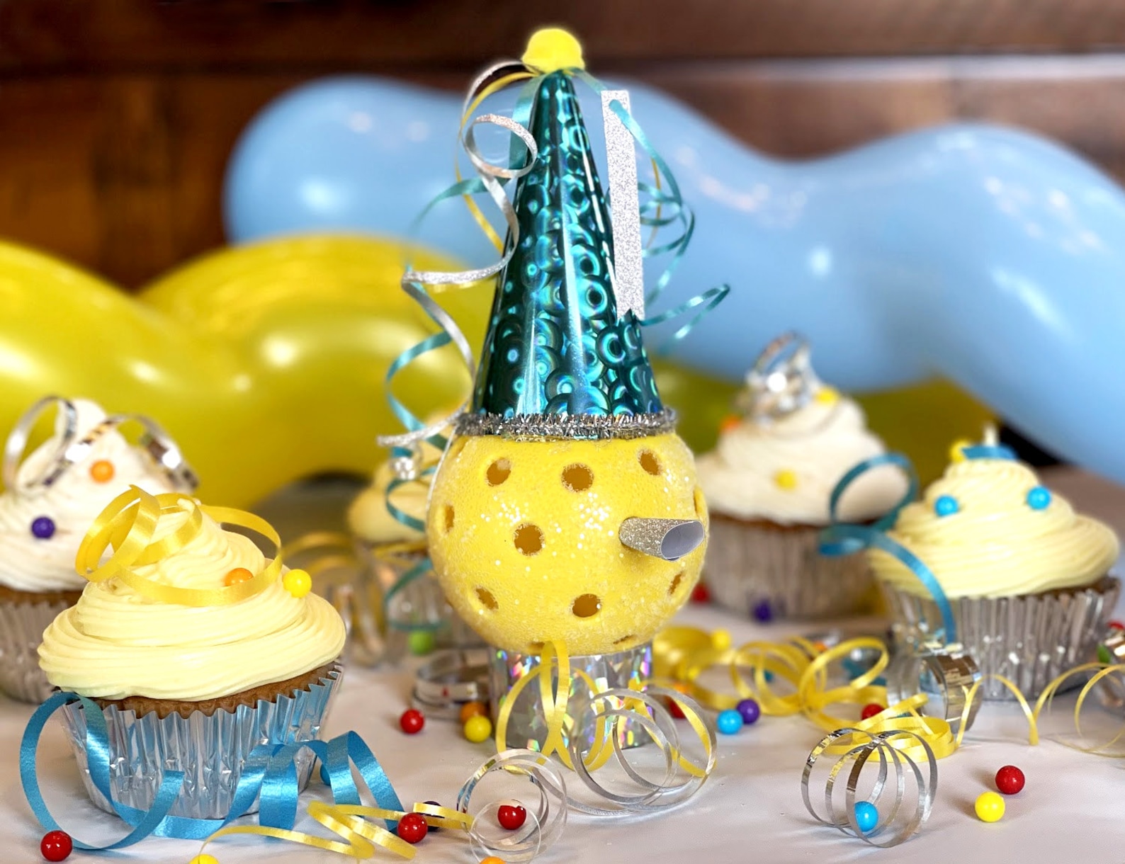 Pickleball Cake Decoration Pickleball Party Decoration in - Etsy