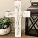 Distressed Rustic Cross / Distressed Cross Wall Sign / Cross Shelf Sign ...