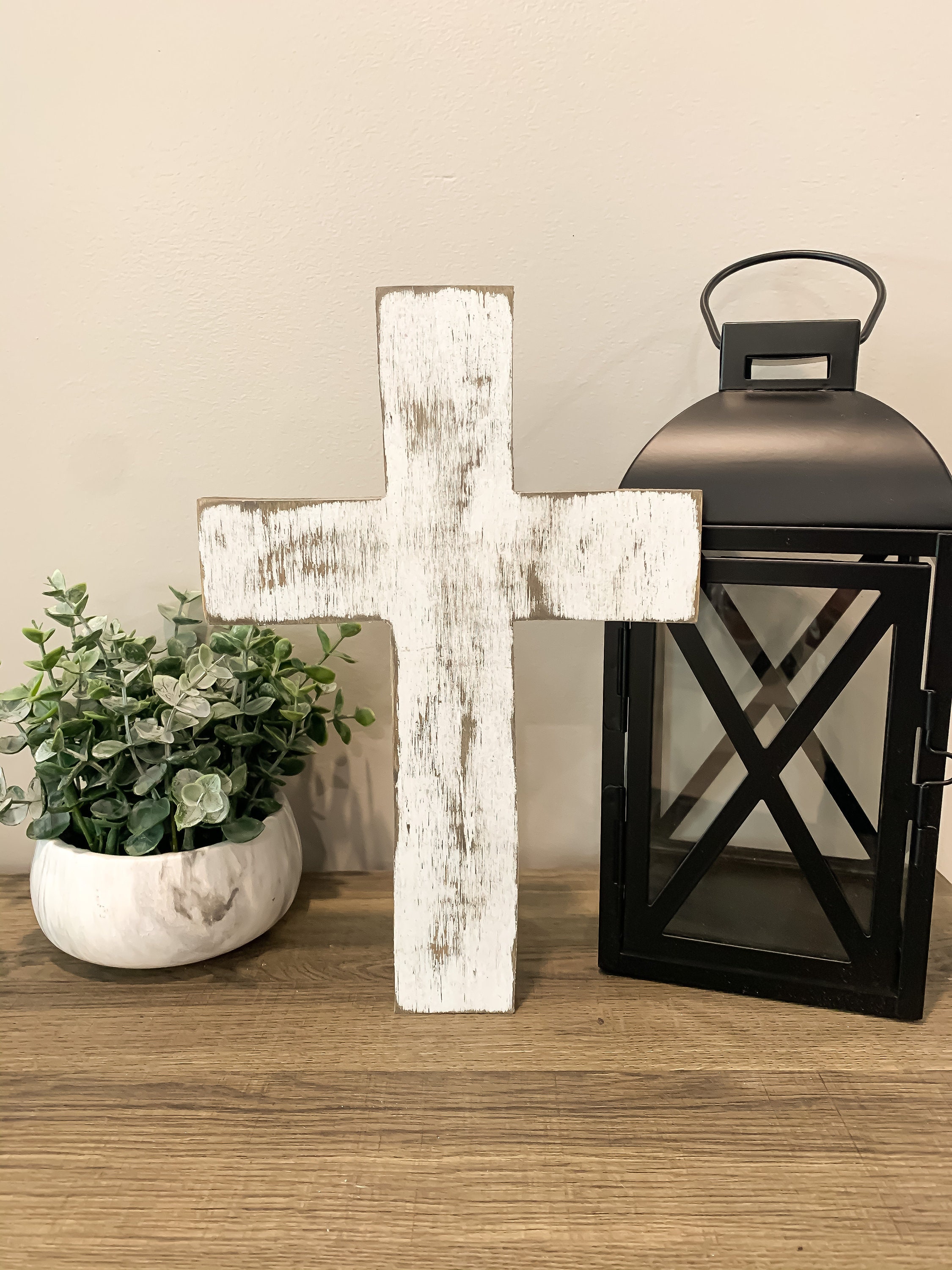 Distressed Rustic Cross / Distressed Cross Wall Sign / Cross | Etsy