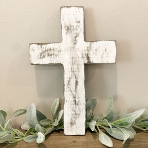 Distressed Rustic Cross / Distressed Cross Wall Sign / Cross Shelf Sign ...