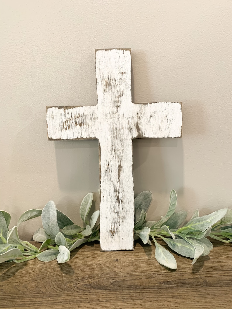 Distressed Rustic Cross / Distressed Cross Wall Sign / Cross | Etsy