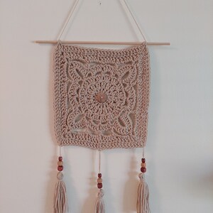 Boho Crochet Wallhanging - Etsy