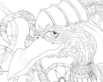 Destiny Characters Hunter Coloring Pages