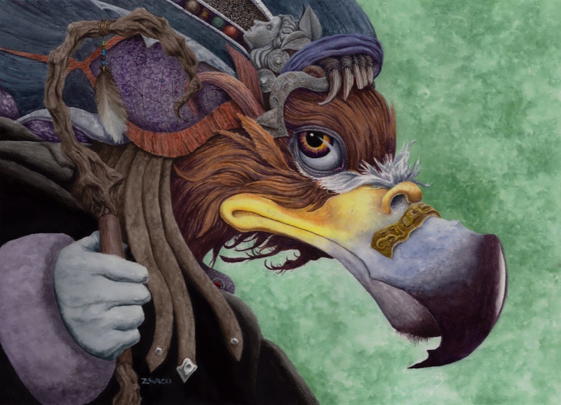 Printable Fantasy Art seer Digital Print - Etsy