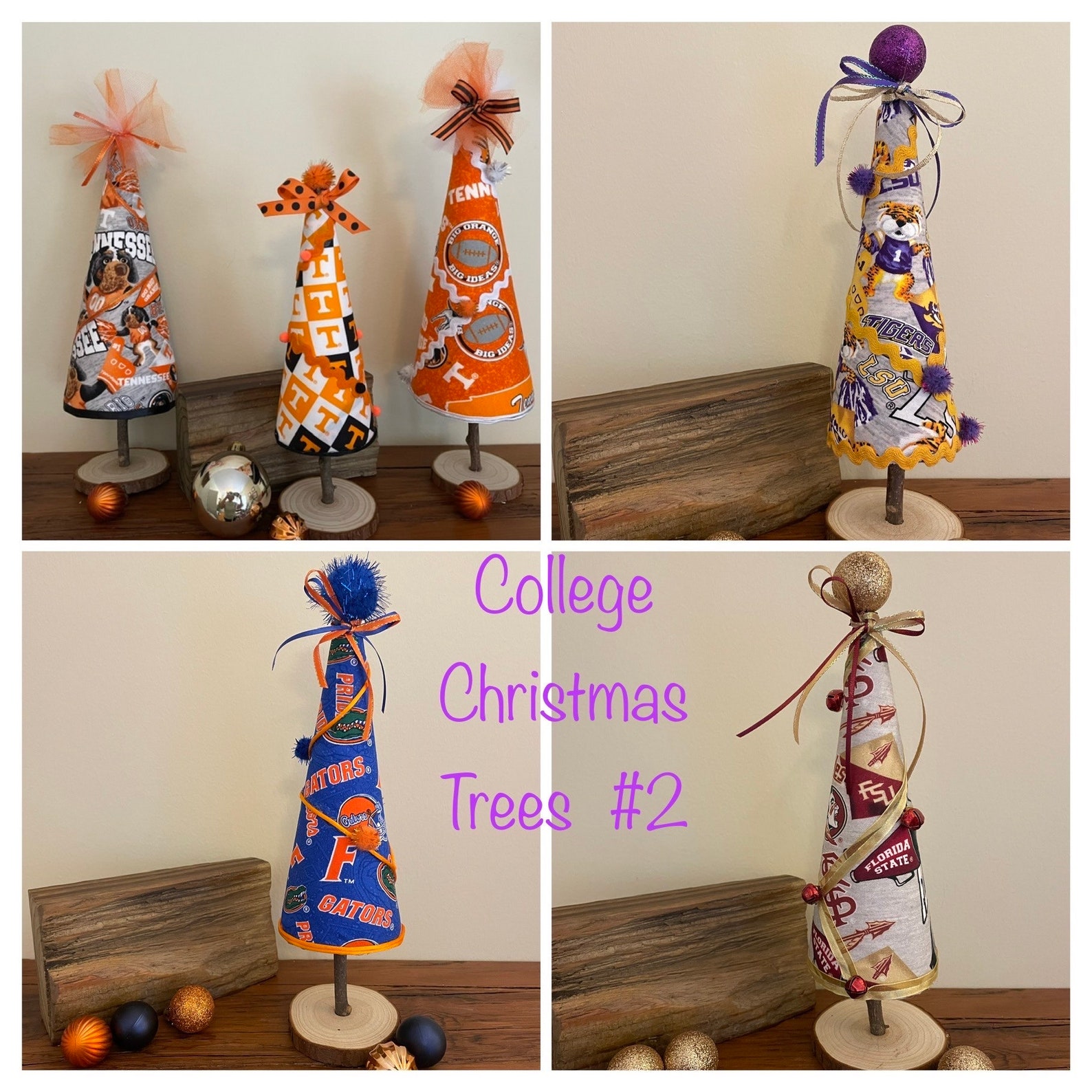College Christmas Trees #2 - Etsy
