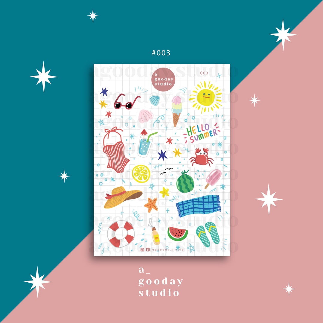 Sticker Sheet #003 / Bullet Journal Stickers,scrapbook Stickers,planner ...