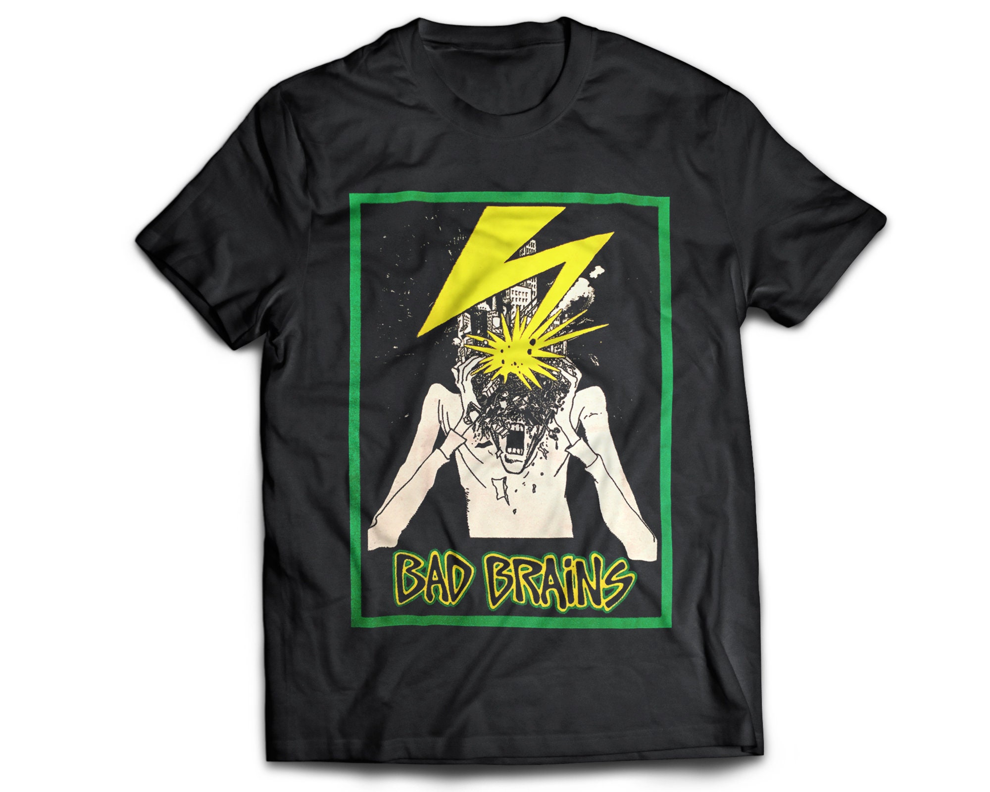 Bad Brains Bad Head Shirt Black Flag Minor Threat Dead | Etsy