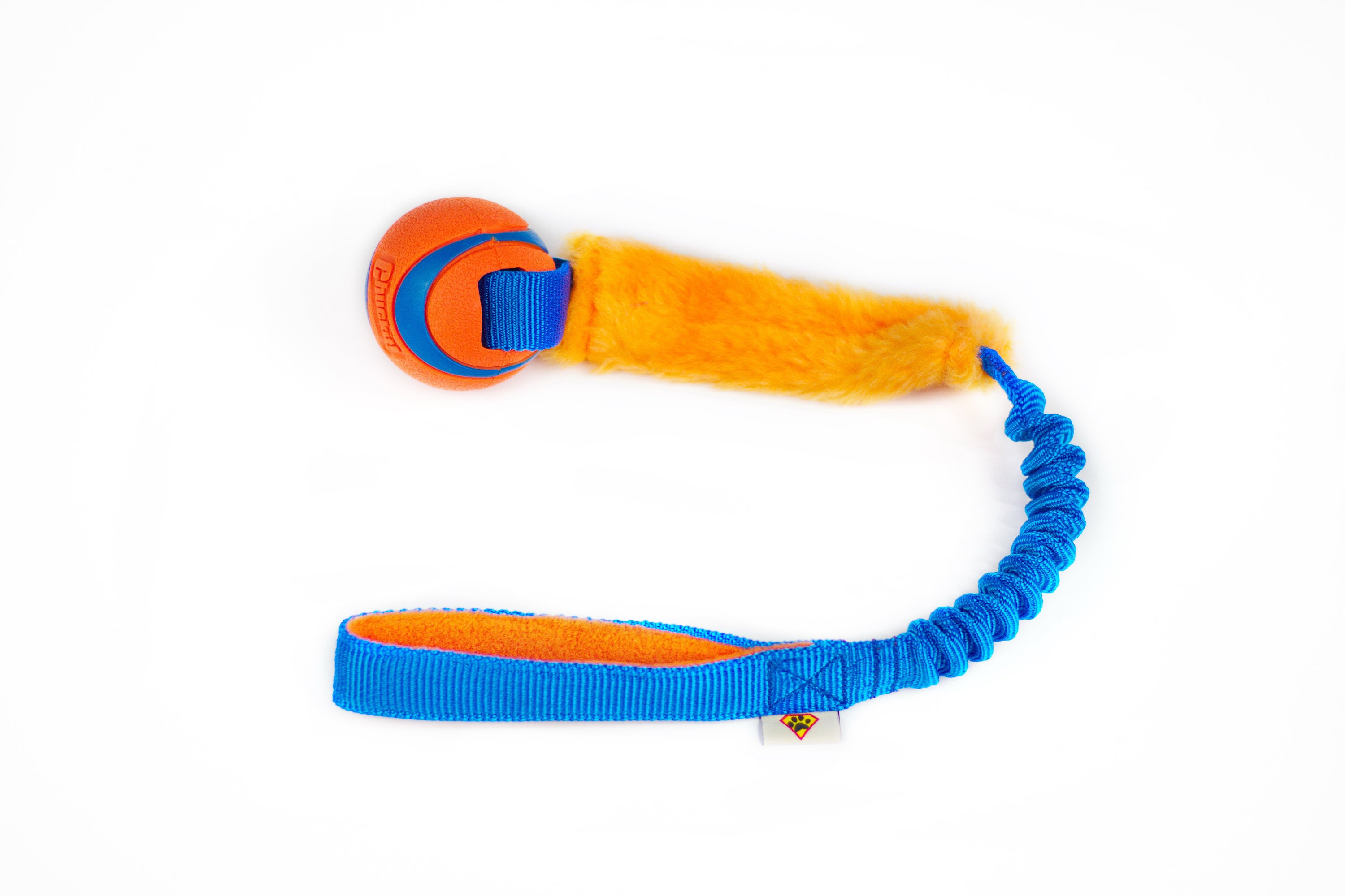 Ultra Tug Ball With Fur and Bungee Handle Durable Dog Toy | Etsy
