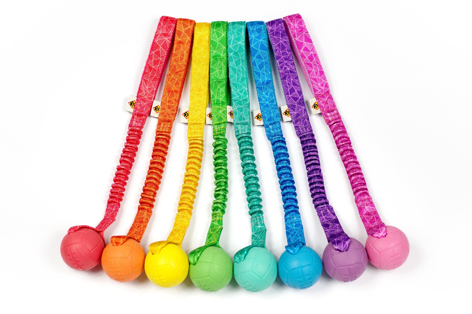 Basic Tug Toy With Bungee Handle and Ball Colorful Toy for | Etsy