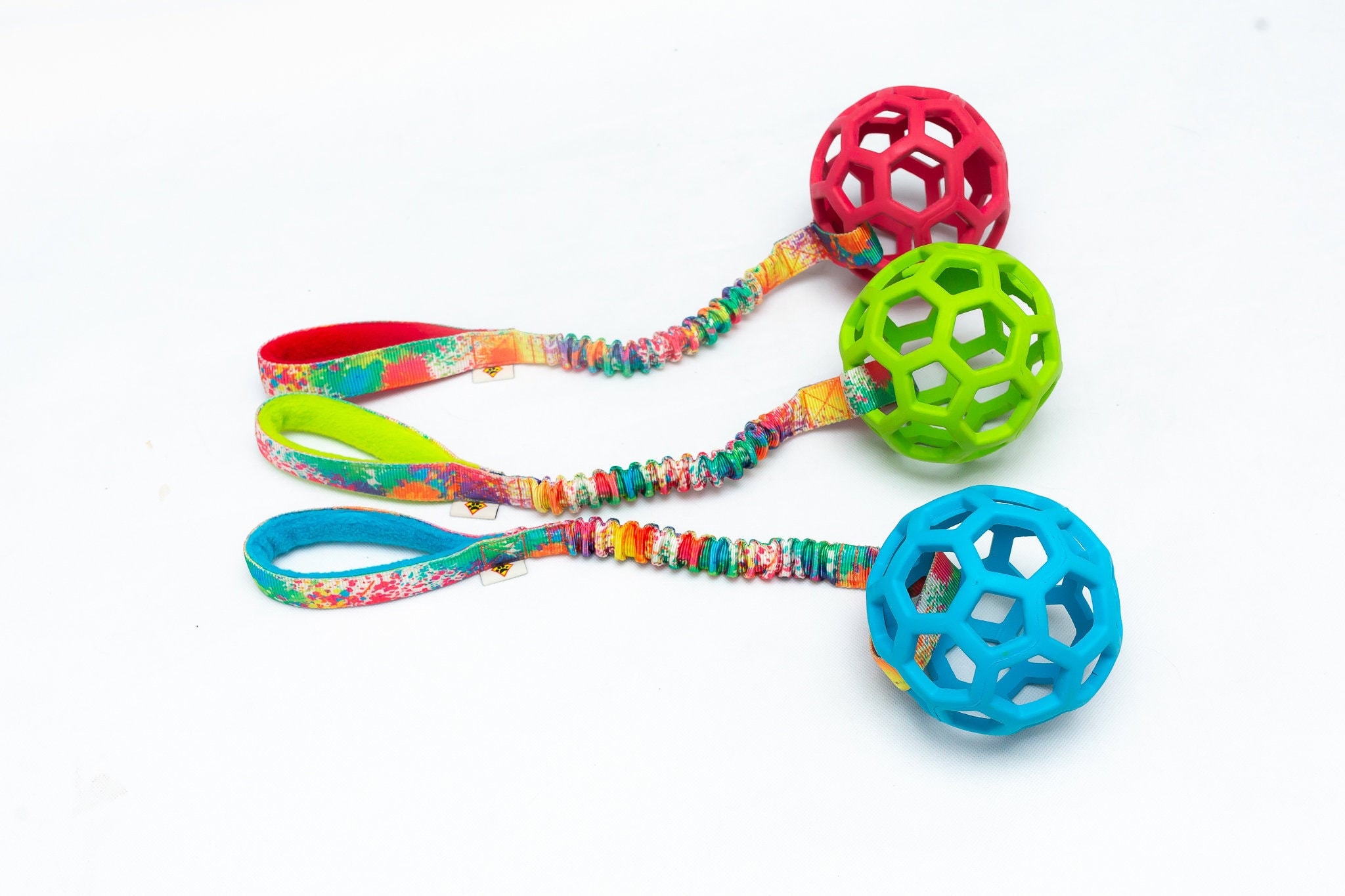 Hollee Ball With Bungee Handle Durable Dog Toy Colorful - Etsy Australia