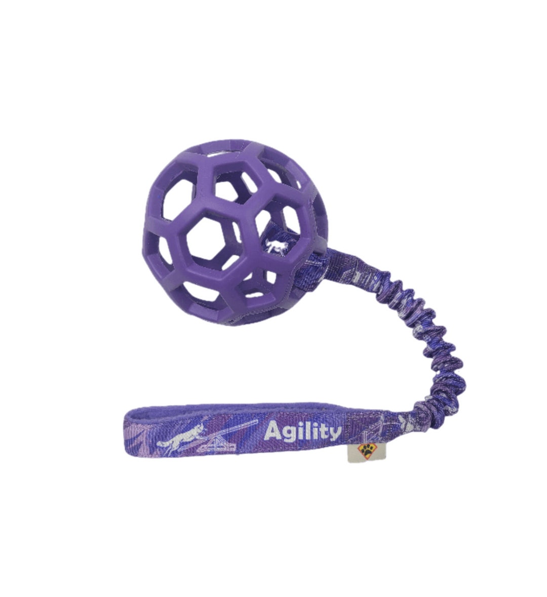 Hollee Ball With Bungee Handle Durable Dog Toy Colorful Toy for Dogs ...