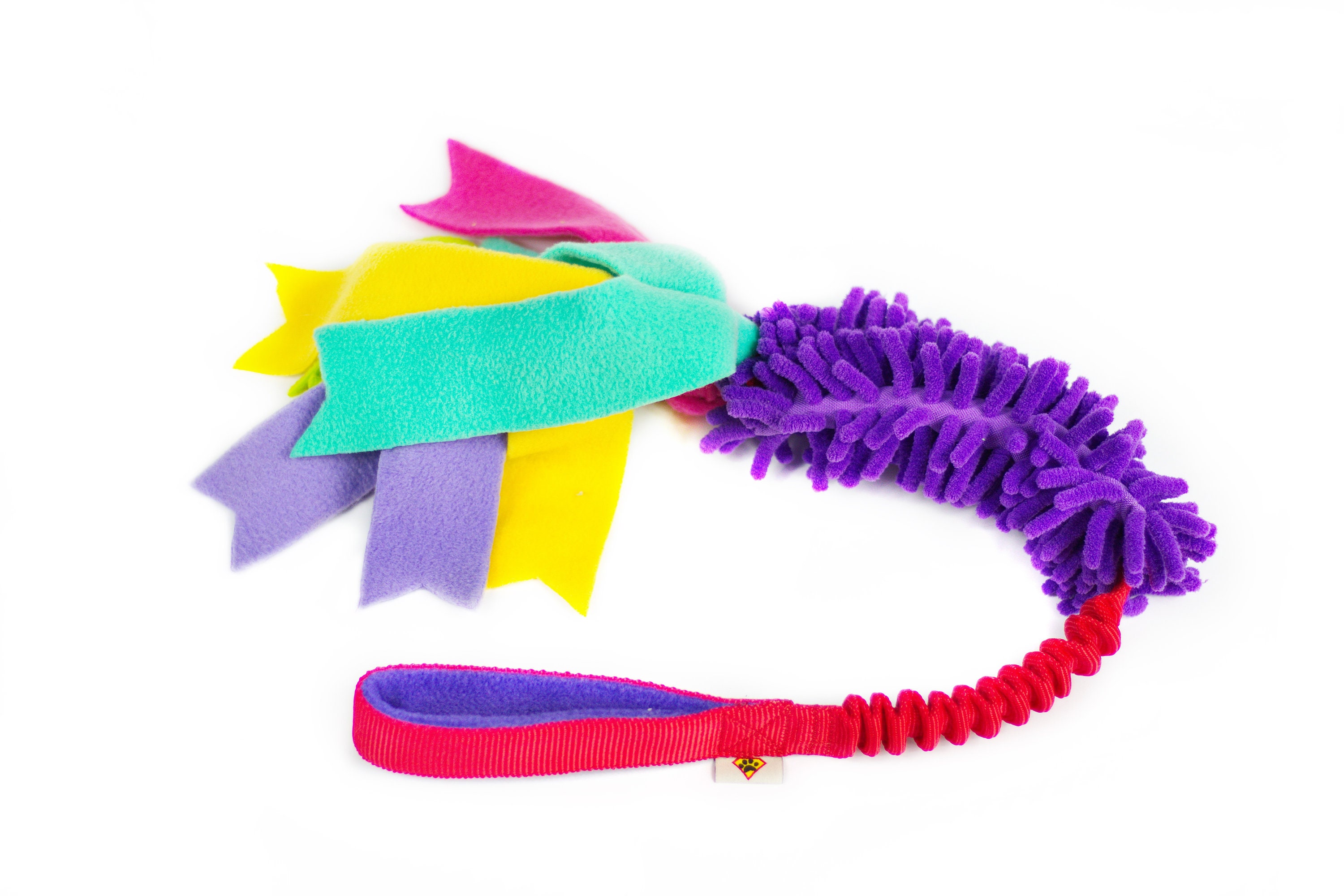 FLUFFY Puppy Toy With Bungee Handle Durable Dog Toy Dog - Etsy