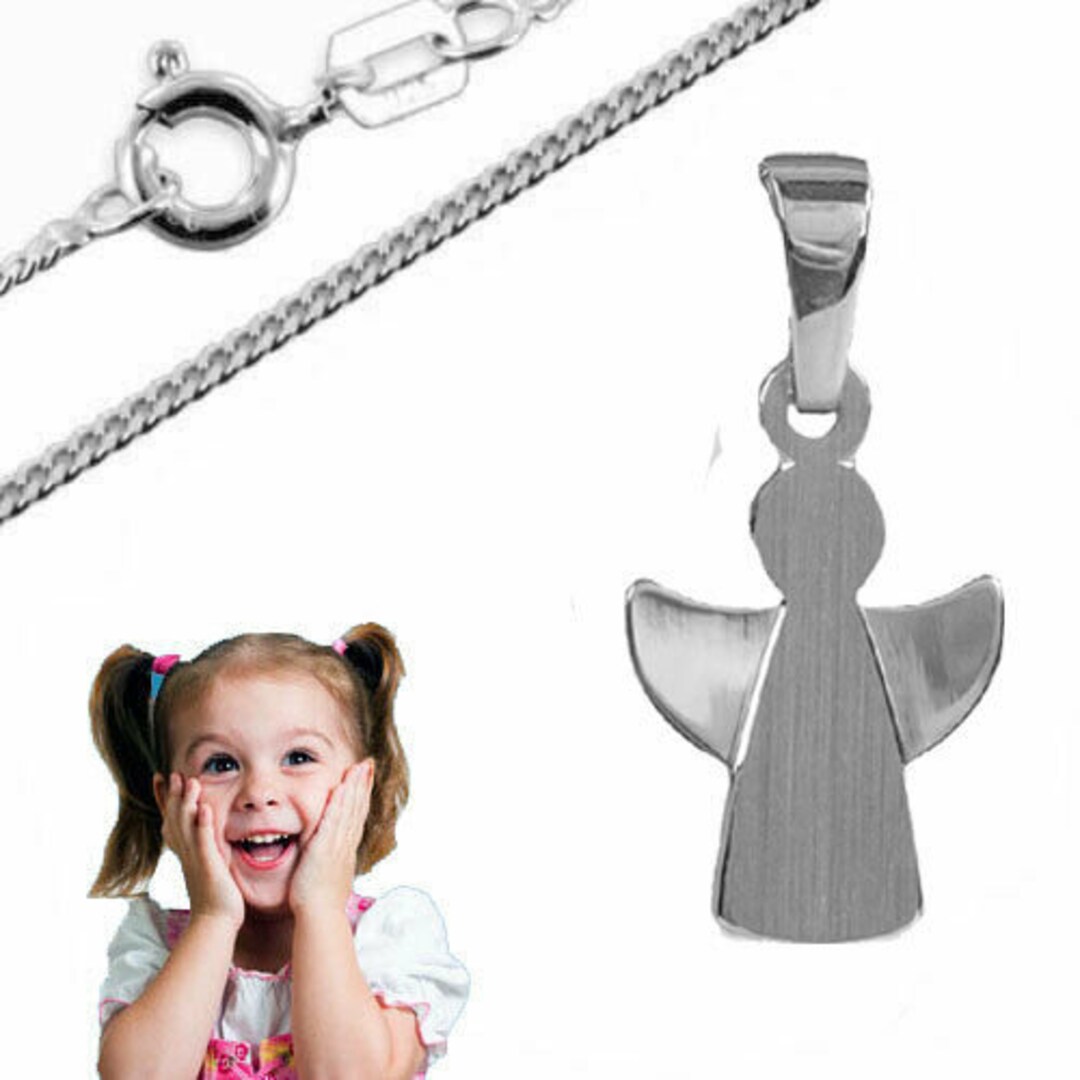 Guardian Angel Pendant With Armoured Track Silver925 Made in Germany ...