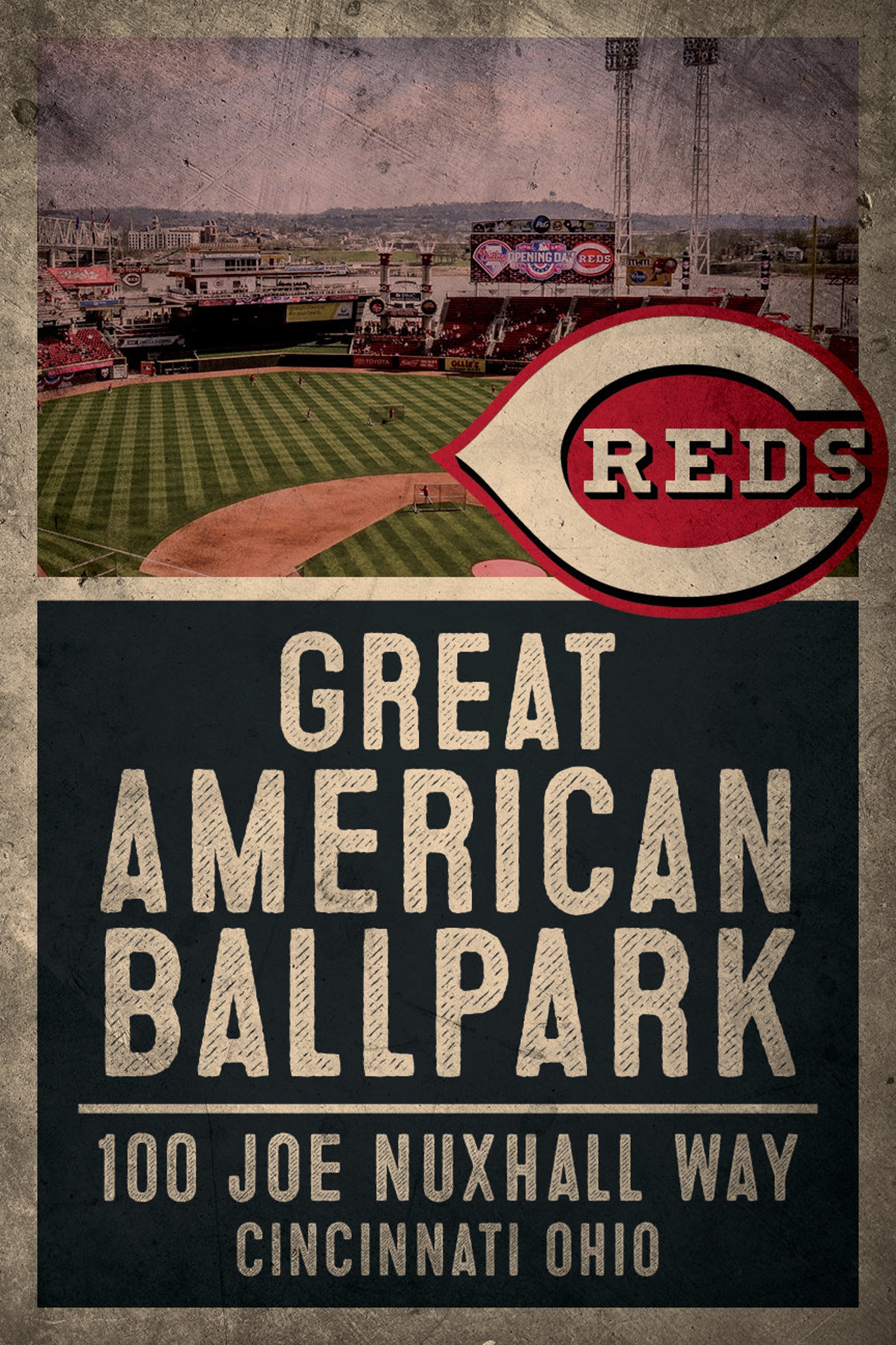 12x18 Cincinnati Reds Printable Art Poster for - Etsy