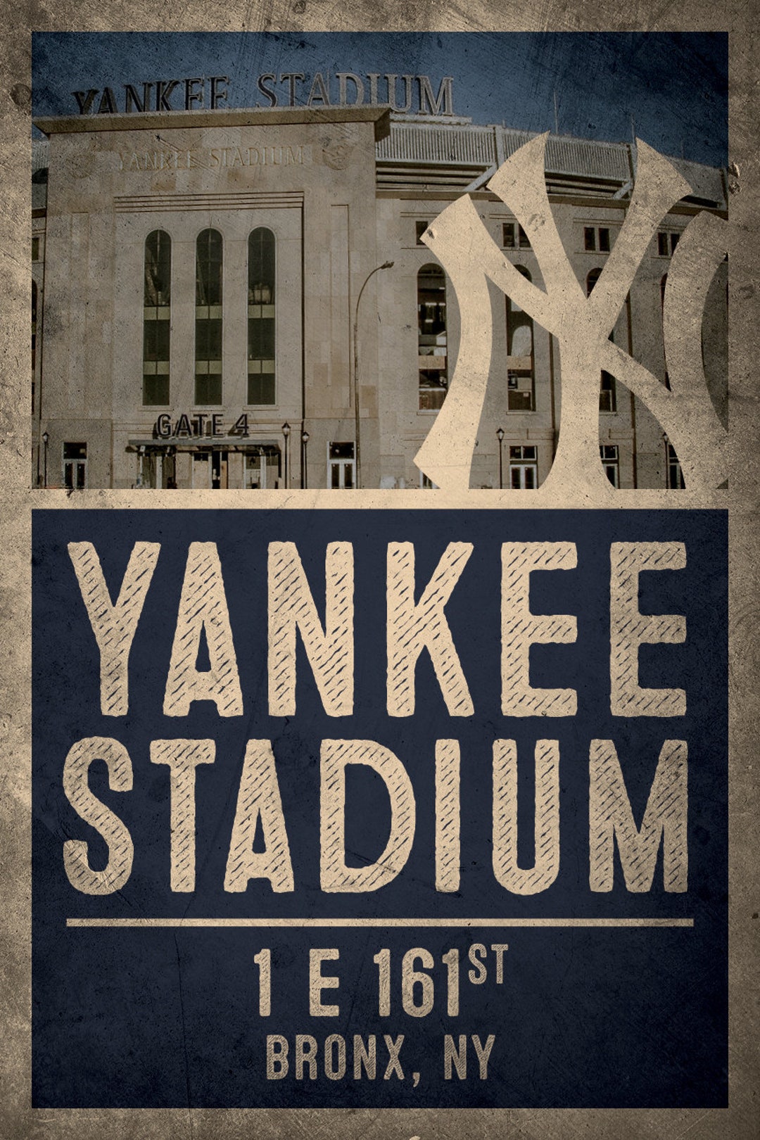 12x18 New York Yankees Printable Art Poster for - Etsy