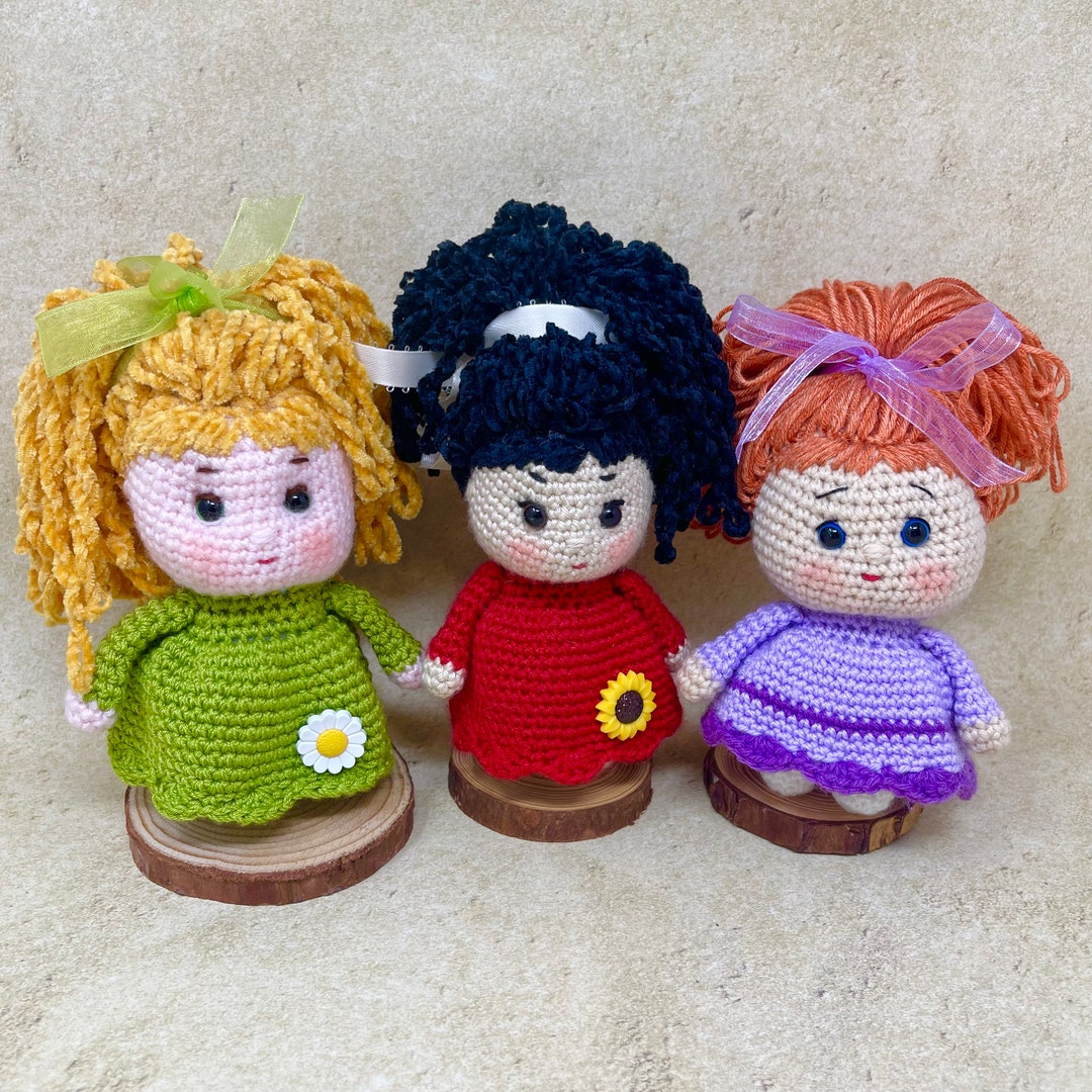 Crochet Miniature Doll Pattern: Amigurumi Toy Tutorial (PDF Pattern) - Etsy