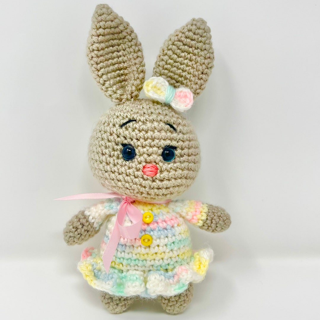 Crochet PATTERN PDF Miniature Bunny Rabbit Crochet, Mini Rabbit, Easter ...