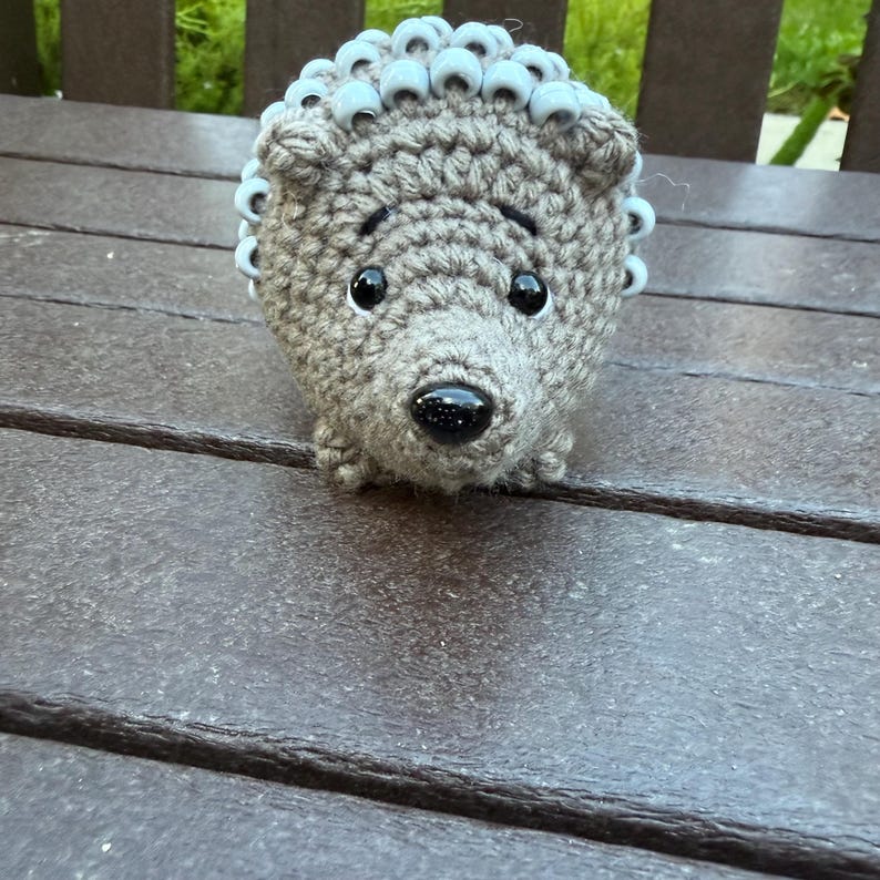Crochet Fidget Beaded Hedgehog Pattern: Amigurumi Animal Plush Toy (PDF ...
