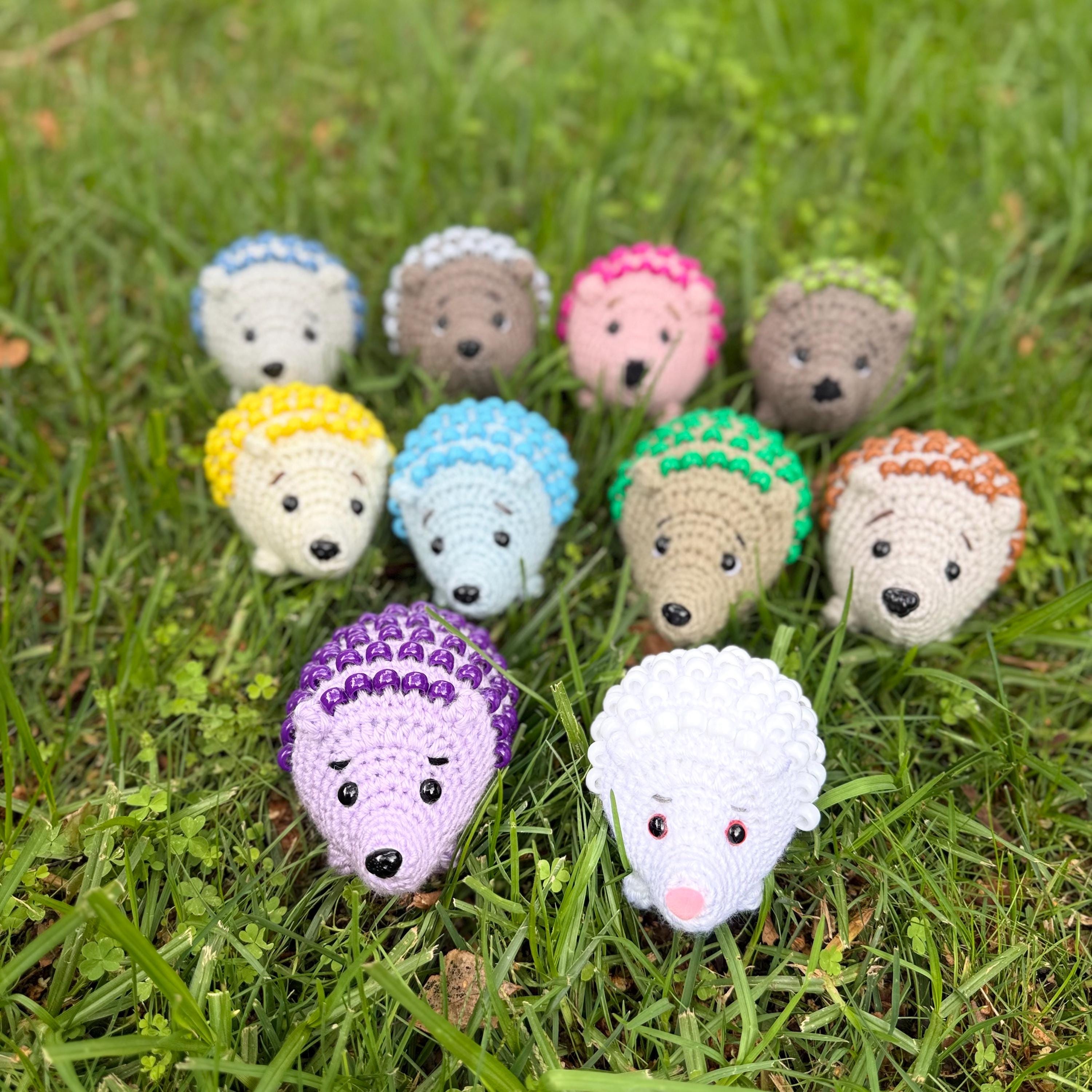Crochet Fidget Beaded Hedgehog Pattern: Amigurumi Animal Plush Toy (PDF ...