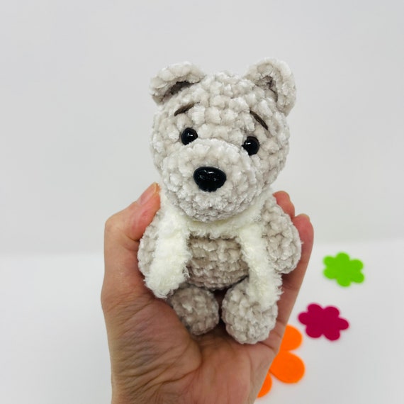 Teddy Bear Crochet PDF PATTERN for Beginners Miniature Small | Etsy
