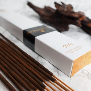 Oud Prachin Agarwood Incense Sticks Bakhoor Agarbatti Natural Oud Osmanthus Spikenard Saffron ...
