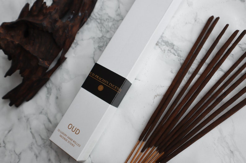 Oud Prachin Agarwood Incense Sticks Bakhoor Agarbatti Natural Oud Osmanthus Spikenard Saffron ...