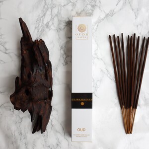 Oud Prachin Agarwood Incense Sticks Bakhoor Agarbatti Natural Oud Osmanthus Spikenard Saffron ...