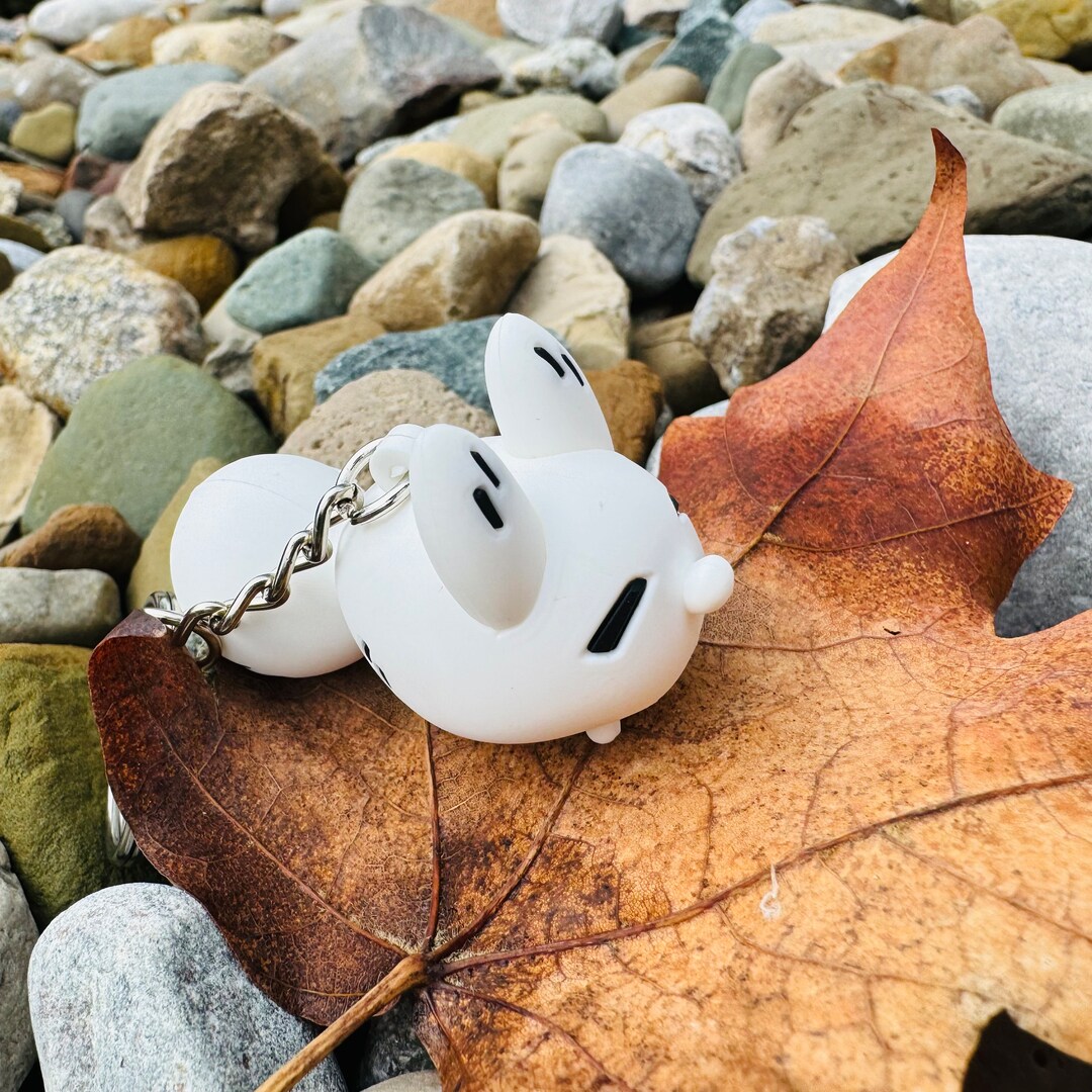 Anxiety Fox Vinyl Rubber Keychain Figure - Etsy