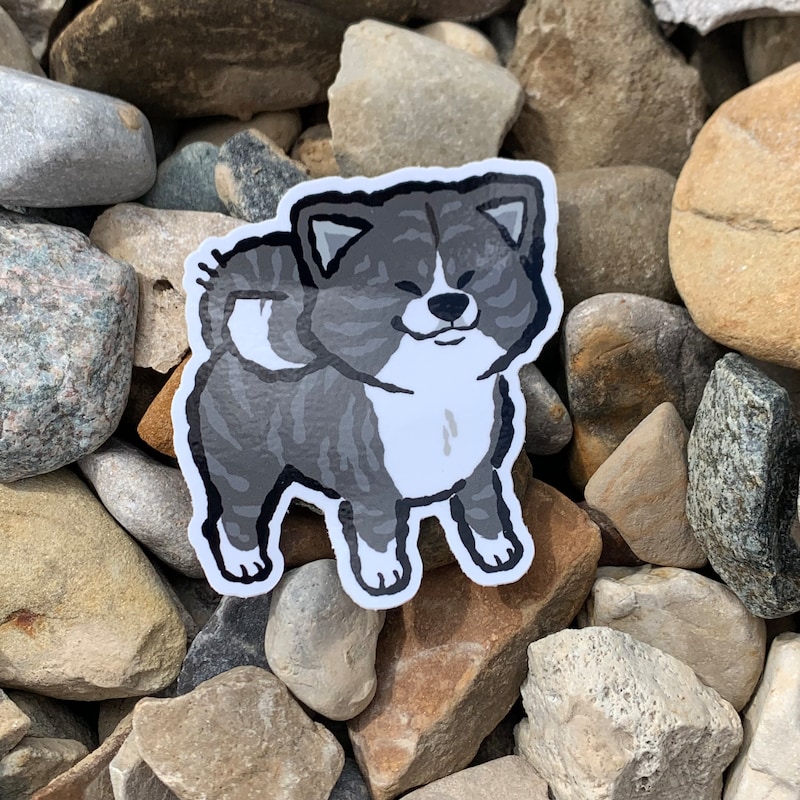Japanese Akita Stickers - Etsy