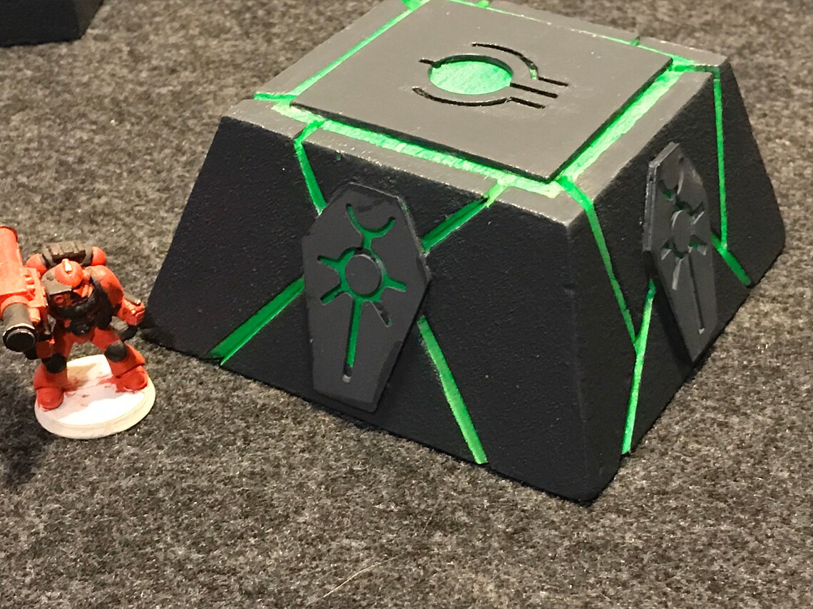 Large Necron Building With Two Necron Coffins | Etsy