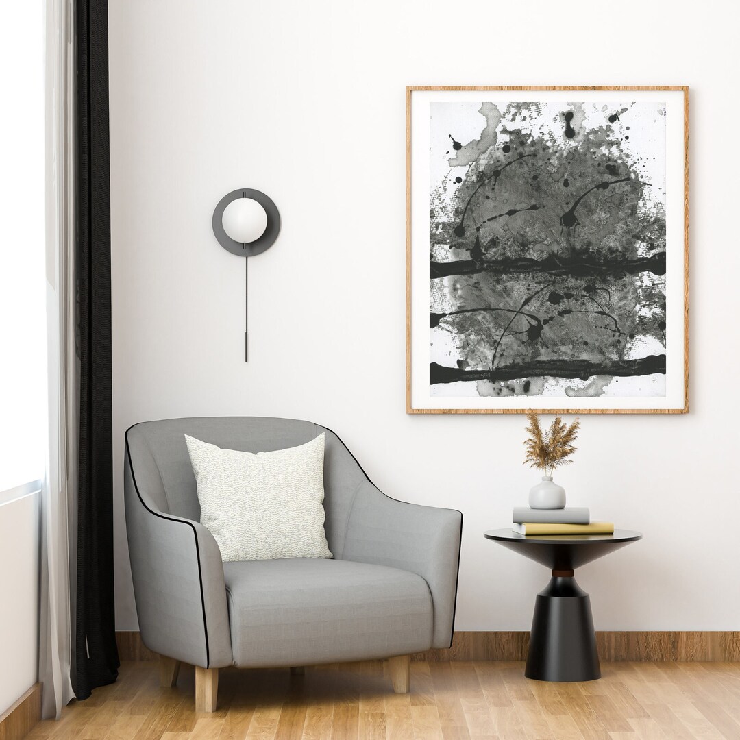 Encore Abstract Black and White Digital Download - Etsy