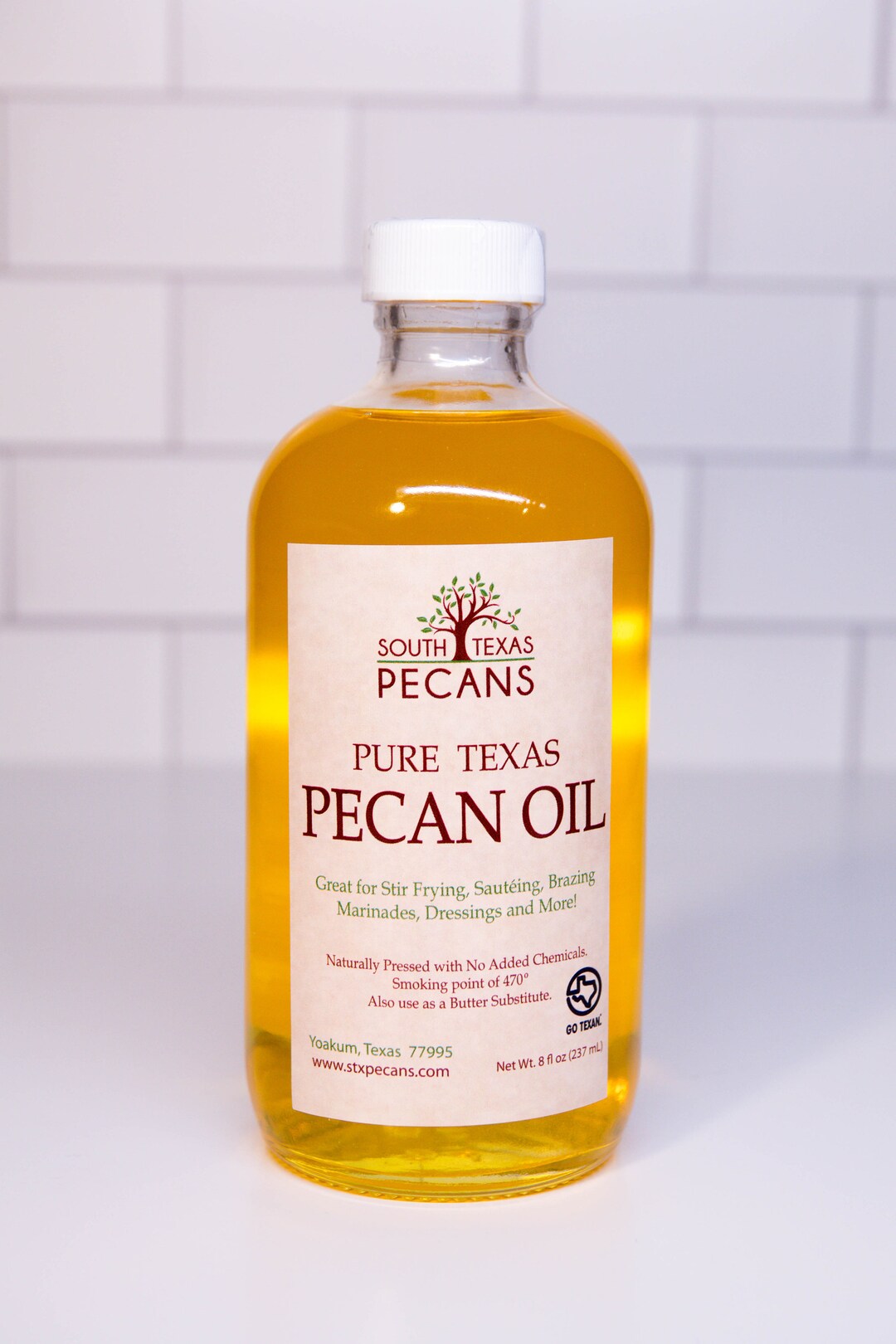 Pure Texas Pecan Oil 8oz - Etsy