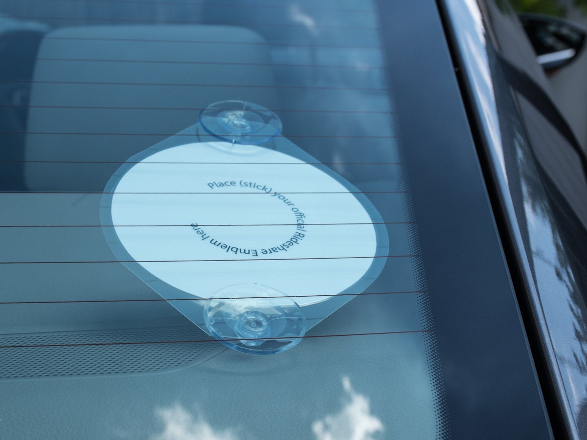 Uber Old Official Emblem/label/placard Removable Holder pair of 2 to ...