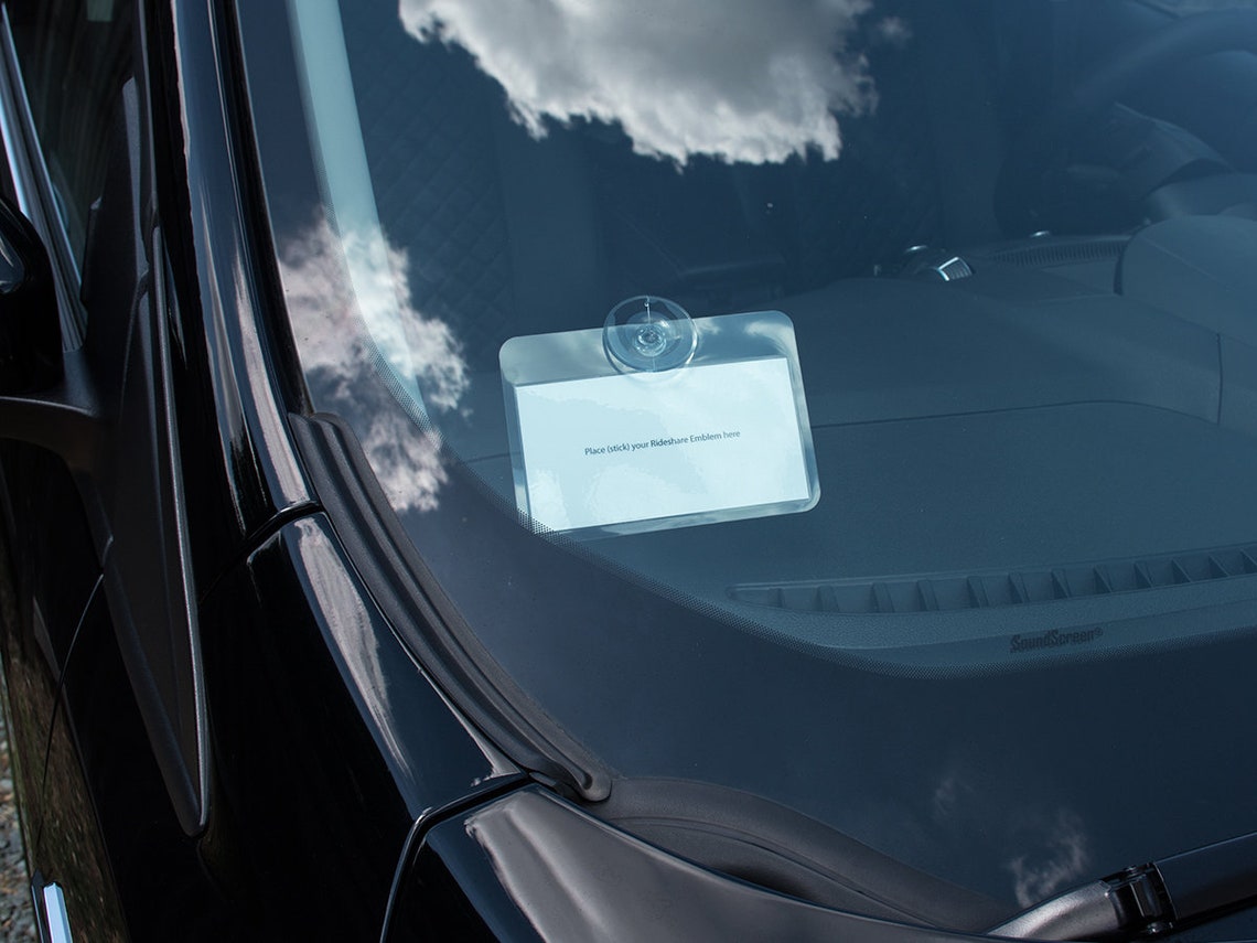 Place Your Uber Sign Here Label/placard Removable Holder pair - Etsy