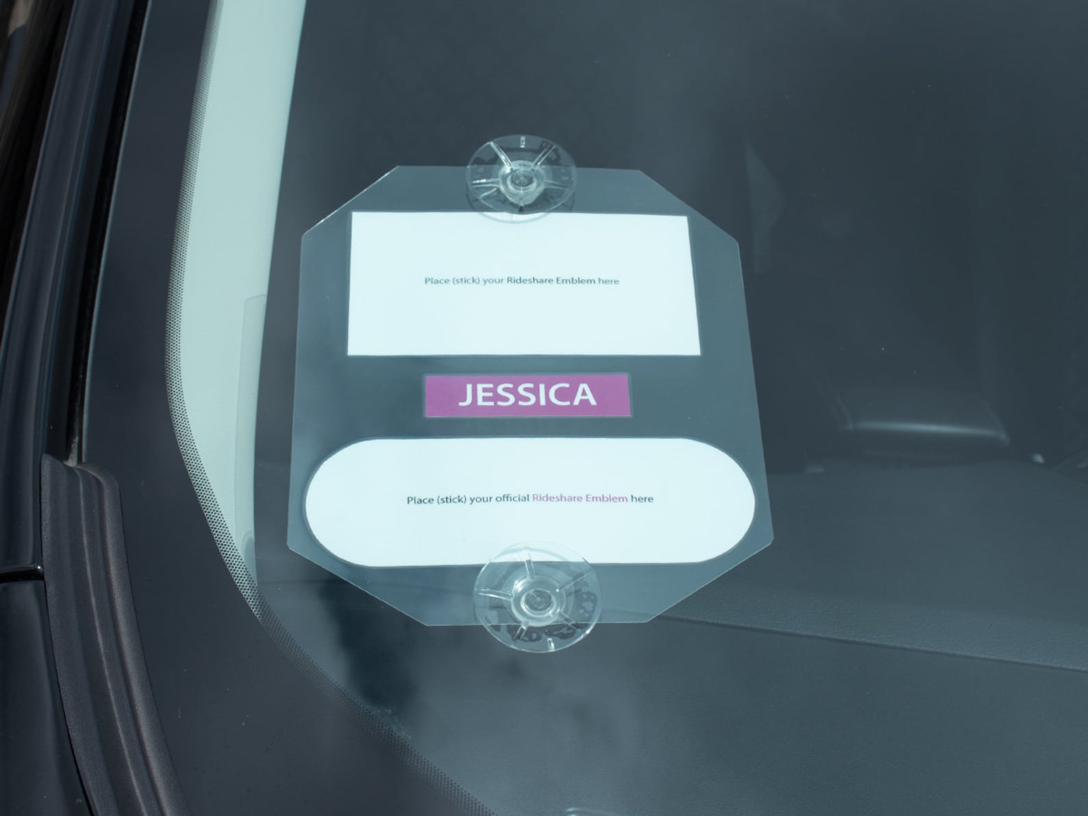 Place Lyft Uber Signs Here (removable Personalized Holder (pair of 2 ...