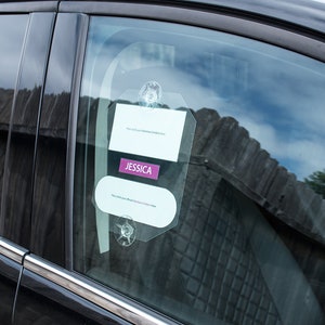 Place Lyft Uber Signs Here (removable Personalized Holder (pair of 2 ...