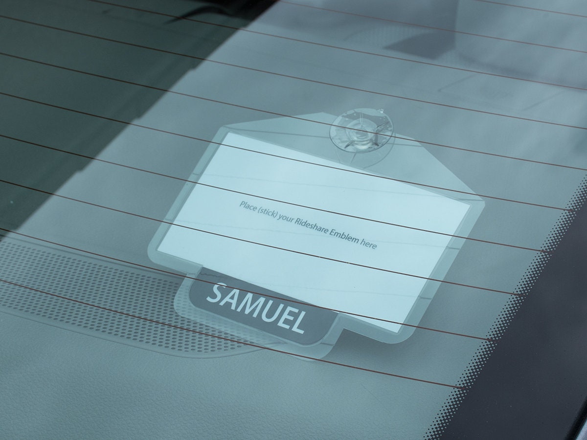 Place Uber Sign Here personalized Emblem/label/placard - Etsy