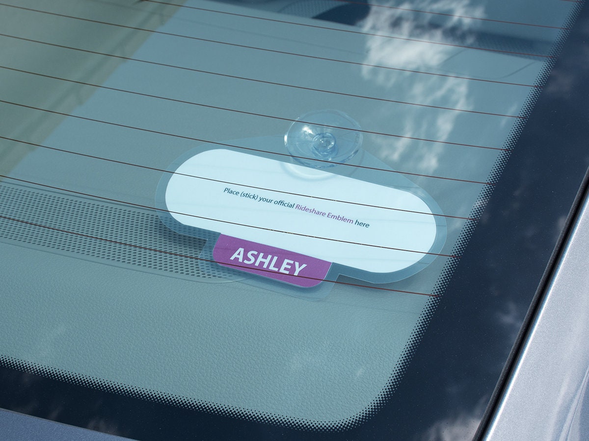 Place Your Lyft Sign Here personalized Emblem/label/placard | Etsy