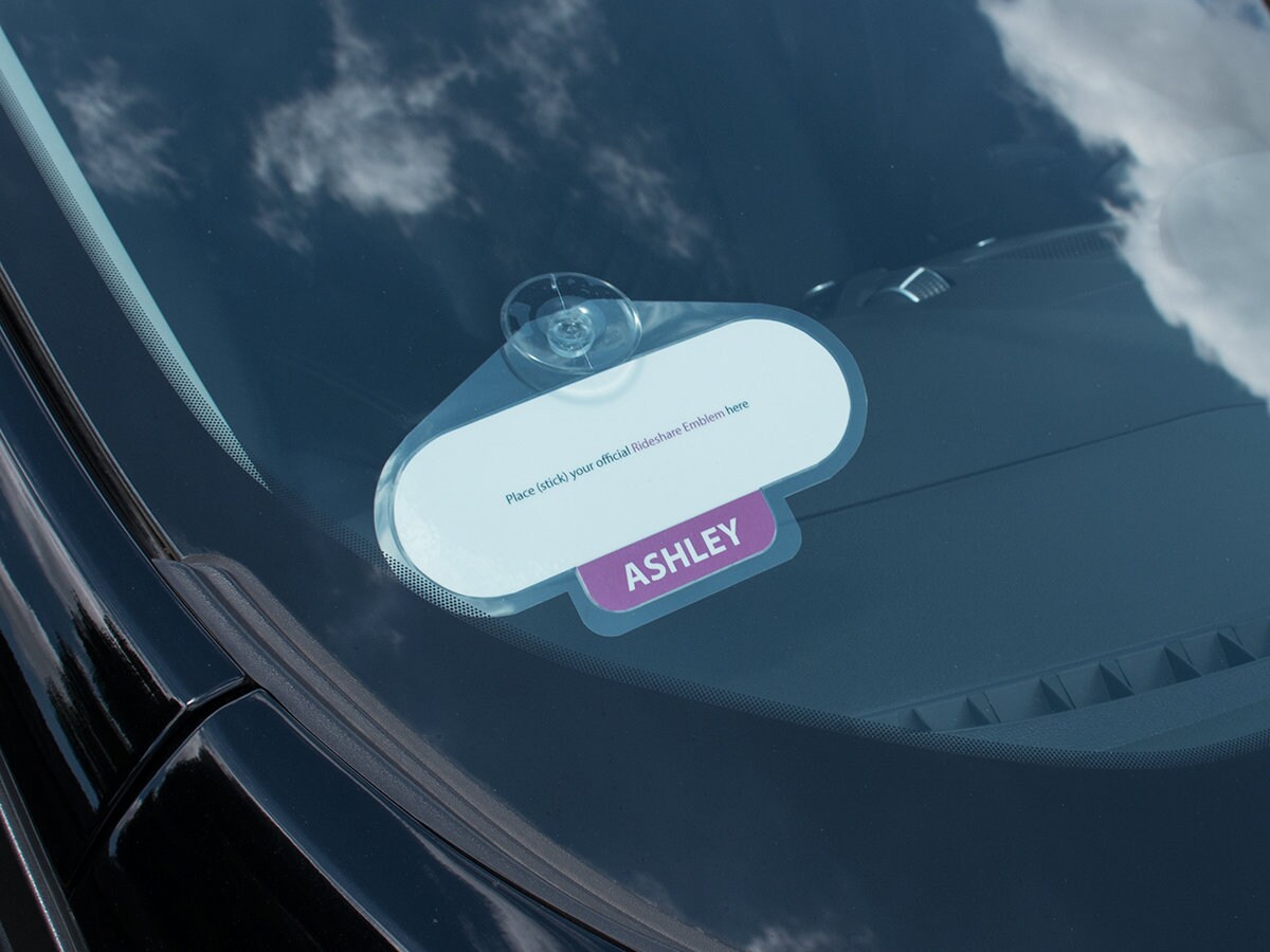 Place Your Lyft Sign Here personalized Emblem/label/placard | Etsy